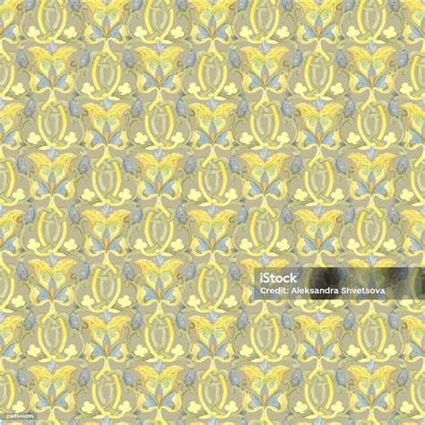 손으로 그린 수채화 러시아 전통 꽃 장식 완벽 한 패턴 회색 배경에 고립 된 벽지 일러스트레이션은 섬유 직물 스크랩북 및 기타 인쇄 제품에 사용할 수 있습니다 Sable