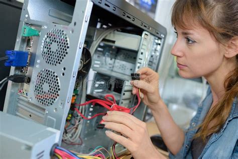 Knowledge On Computer Hardware Stock Image Image Of Hardware Wire