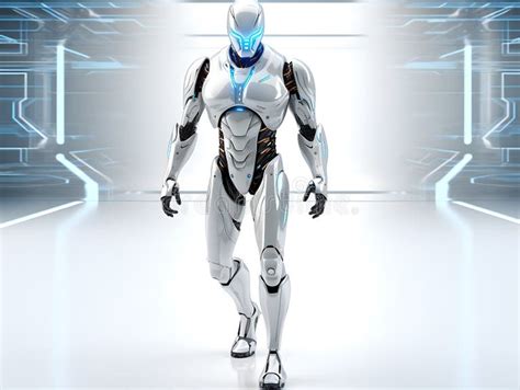 Humanoid Robot Walk Stock Illustrations 480 Humanoid Robot Walk Stock