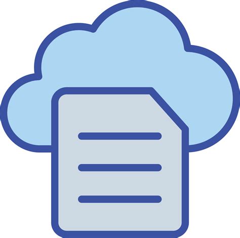 cloud document isolated vector icon which can easily modify or edit