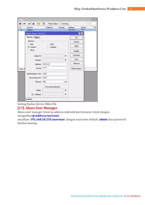 Konfigurasi Router Mikrotik Lengkap Pdf