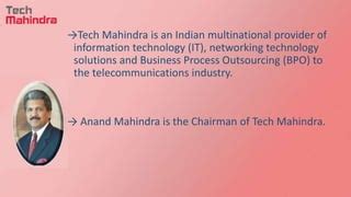 Tech Mahindra PPT