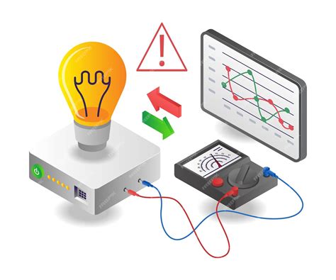 Premium Vector Measuring Electric Voltage Analysis
