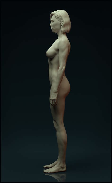 Base Mesh Athletic Female Nudity Zbrushcentral