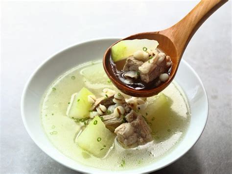 Jobs Tears And Winter Melon Soup With Pork Ribs 薏米冬瓜排骨汤 Soy Rice Fire
