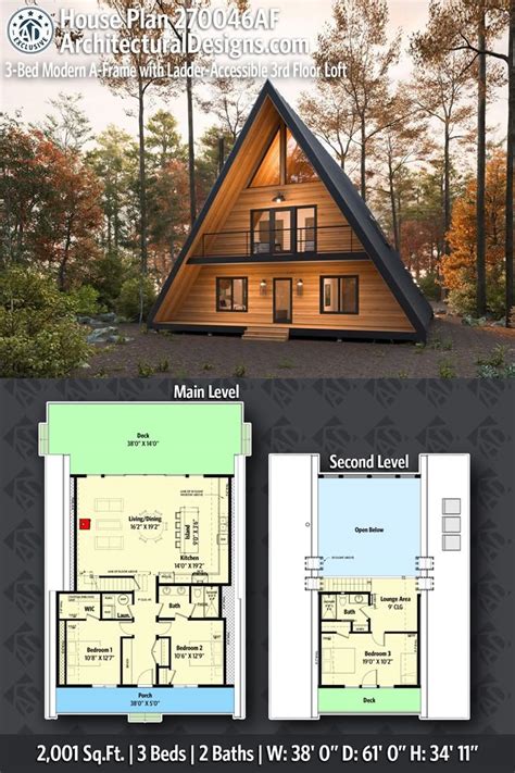 Modern A Frame House Plans 3 Bedroom