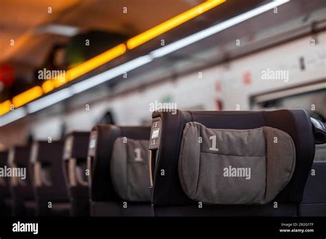intercityexpress ice4 interior view seats in first class compartment