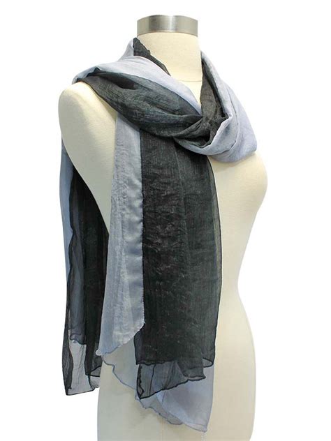 Double Layered Glitter Sheer Scarf Luxury Divas