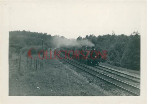 1950s Br N Class Loco 31813 At Speed East Grinstead Photo 325x 225