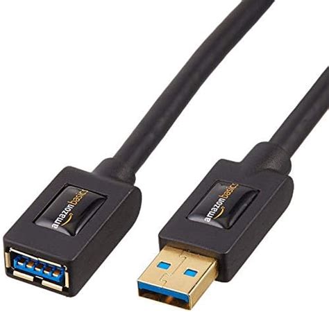Amazon Basics USB Extension Cable A Male To A Female Extender Cord Feet Pack