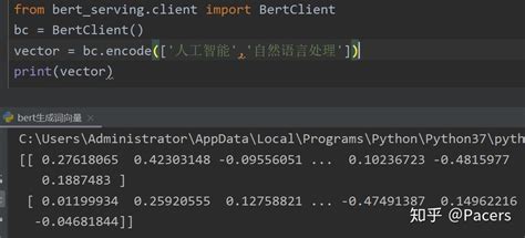 使用bert Serving生成词向量并聚类可视化 知乎
