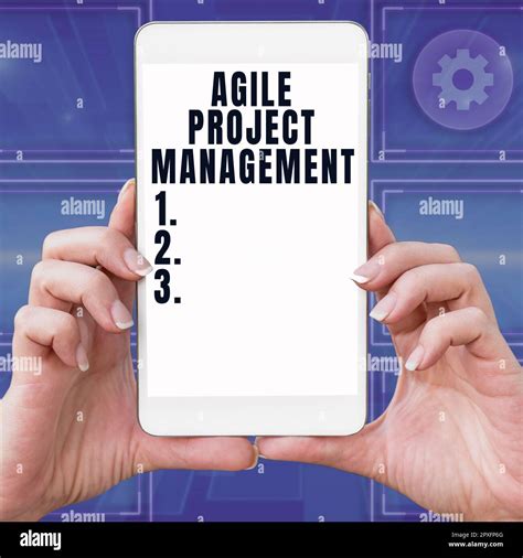 Conceptual Display Agile Project Management Business Overview Management Methodology From