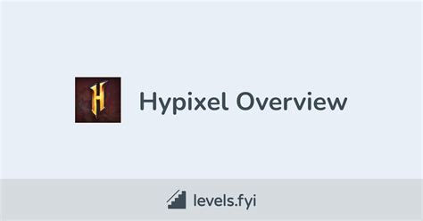 Hypixel Careers Levelsfyi