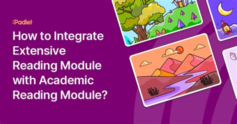 How To Integrate Extensive Reading Module With Academic Reading Module