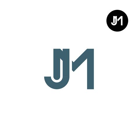Letter Jm Monogram Logo Design 26139863 Vector Art At Vecteezy