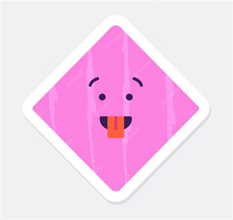 Premium Vector Funny Geometric Figure Concept