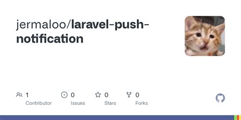 Github Jermaloolaravel Push Notification