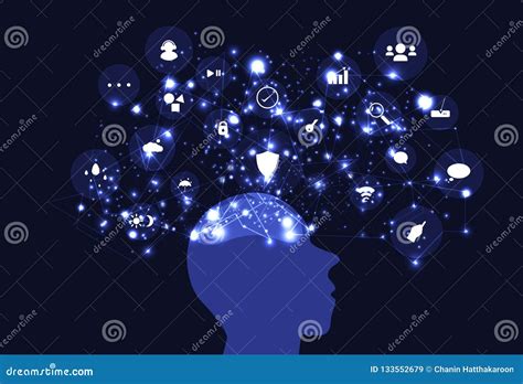 Idea Mind Mapping Creative Inspiration Brain Thinking Network T Stock