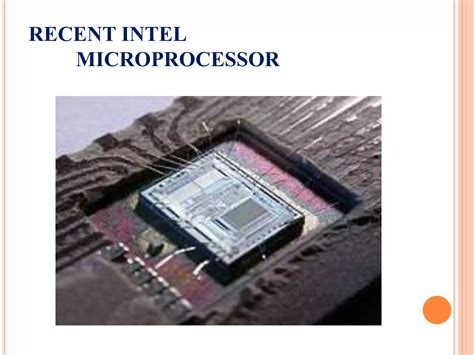 Resent Intel Microprocessor Ppt