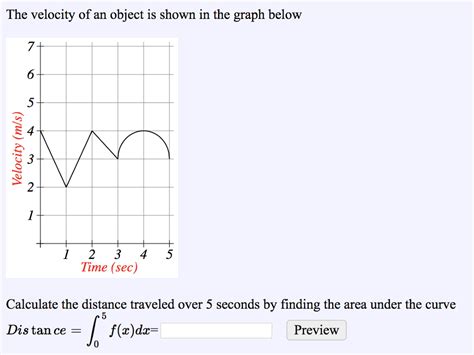 Solved The Velocity Of An Object Is Shown In The Graph Below