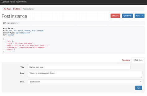 Your First Introduction To Django REST Framework DEV Community