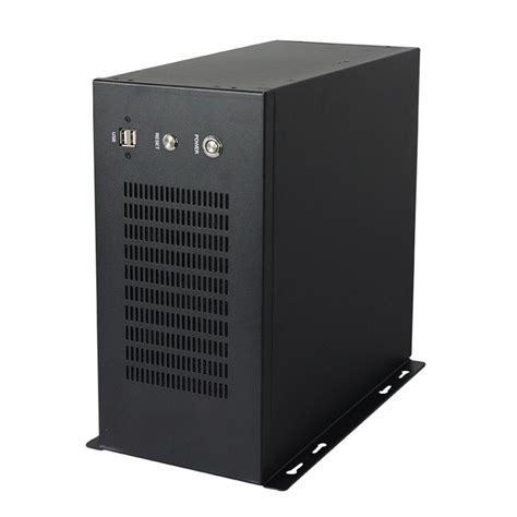 mini itx wall mounted mini computer pc case 9 6 9 6 inch mainboard