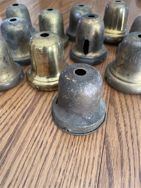 One Old Brass Light Socket Bell Tami Loves Vintage