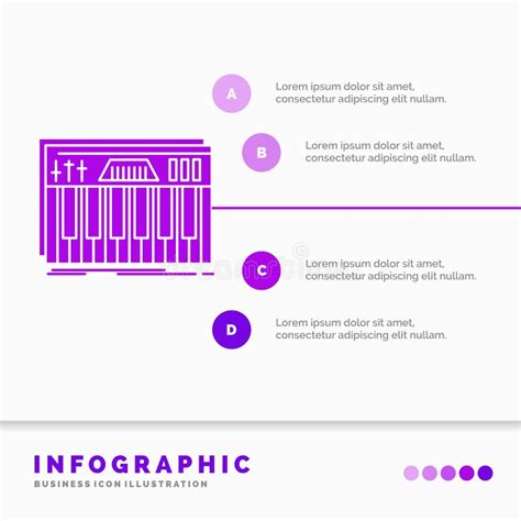 Controller Keyboard Keys Midi Sound Infographics Template For