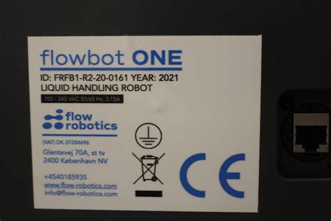 flow robotics flowbot one liquid handling robot labmakelaar benelux