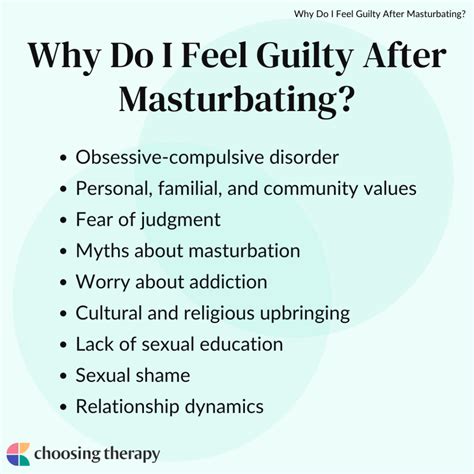 9 Reasons You May Feel Guilty After Masturbating