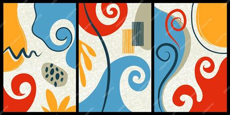 Premium Vector Big Set Of Various Vector Geometric Abstract Backgrounds Various Shapes Lines