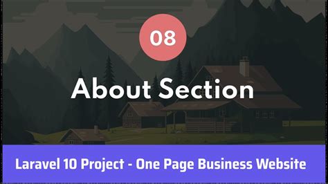8 About Section Laravel 10 Project Youtube