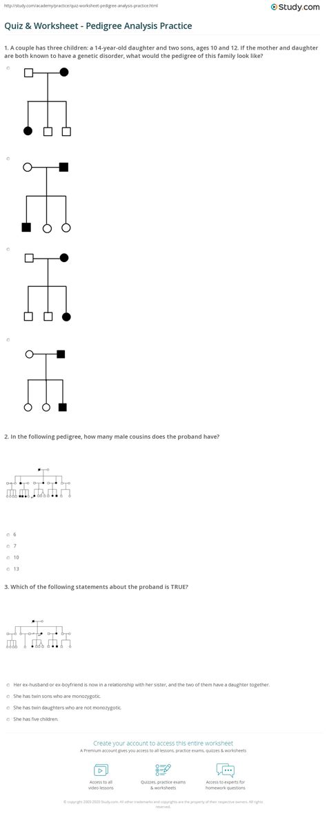 Pin On Genetics Worksheets Library