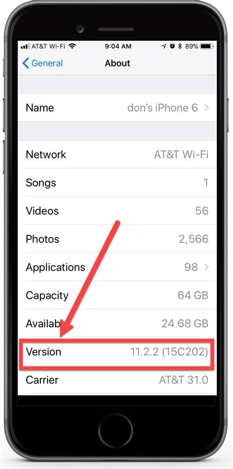 What Version Of Ios Am I Running Senior Tech Club