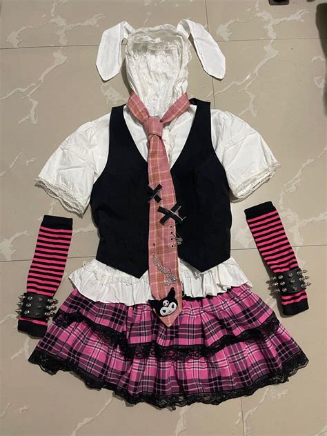 Kuromi Angel Set Womens Fashion Dresses And Sets Dresses On Carousell