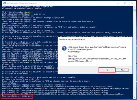 Transferir Roles Fsmo De Controladores De Dominio Dañados O Averiados Ragasys Sistemas