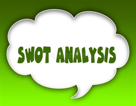Swot Analysis On Green Laurels Sticker Label Stock Illustration