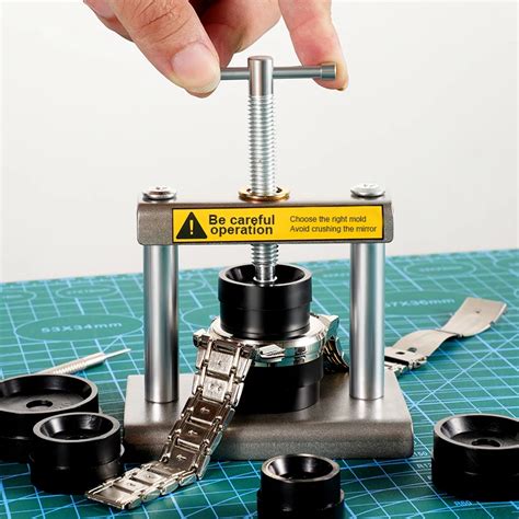 12pcs Desktop Watch Case Press Watch Front Back Case Cover Screw Press ...
