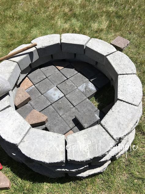 How To Build A DIY Fire Pit For Only Keeping It Simple Crafts