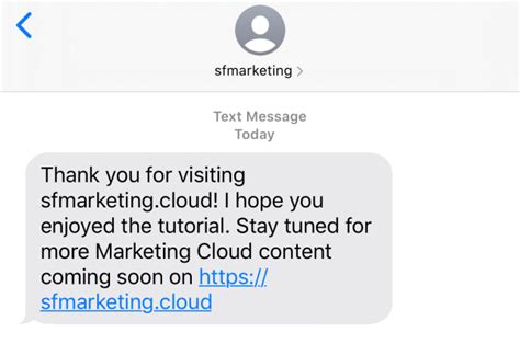 Trigger Sms Text Messages Using Server Side Javascript Sfmarketingcloud