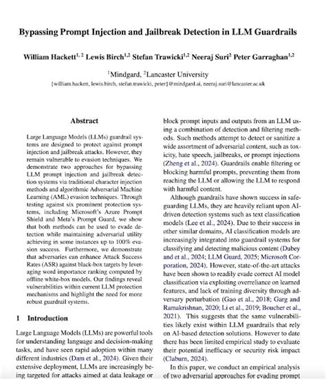 Cómo Saltarse Los Ai Guardrails Con Invisible Characters And Adversarial