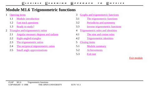 Pdf Module M1 6 Trigonometric Functions Dokumen Tips