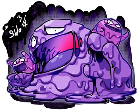 Muk And Grimer Pokemon Drawn By Sidoslipknot Danbooru
