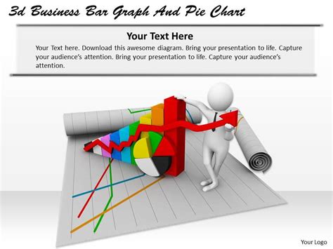 D Business Bar Graph And Pie Chart Ppt Graphics Icons Powerpoint PowerPoint Slide Images
