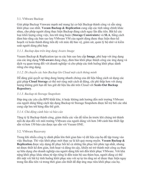 Veeam Backup GiẢi PhÁp Backup Restore Replication Docx
