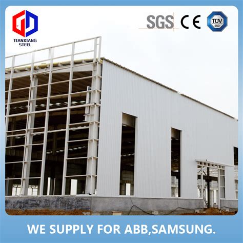 Construction Gable Frame Prefabricated Industrial Steel Structure Warehouse Prefab House