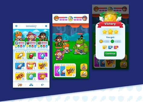 Casual Rpg Ui Kit Behance