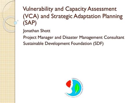 Ppt Vulnerability And Capacity Assessment Vca And Strategic Adaptation Planning Sap