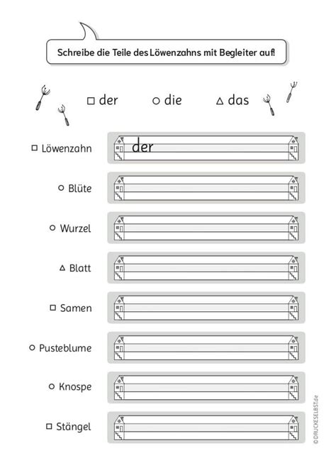 Arbeitsblatter Deutsch