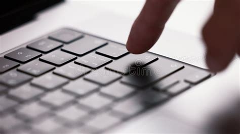 Pressing Enter Button On The Computer Keyboard Stock Footage Video Of Finger Focus 278131654